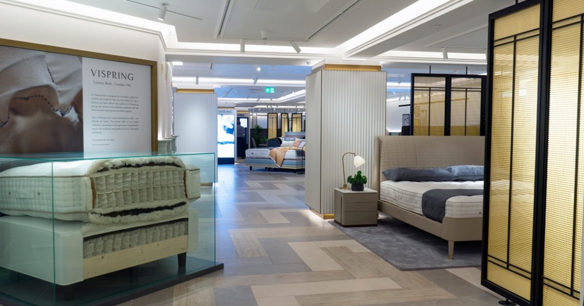 Vispring opens redesigned Harrods space | Furniture News